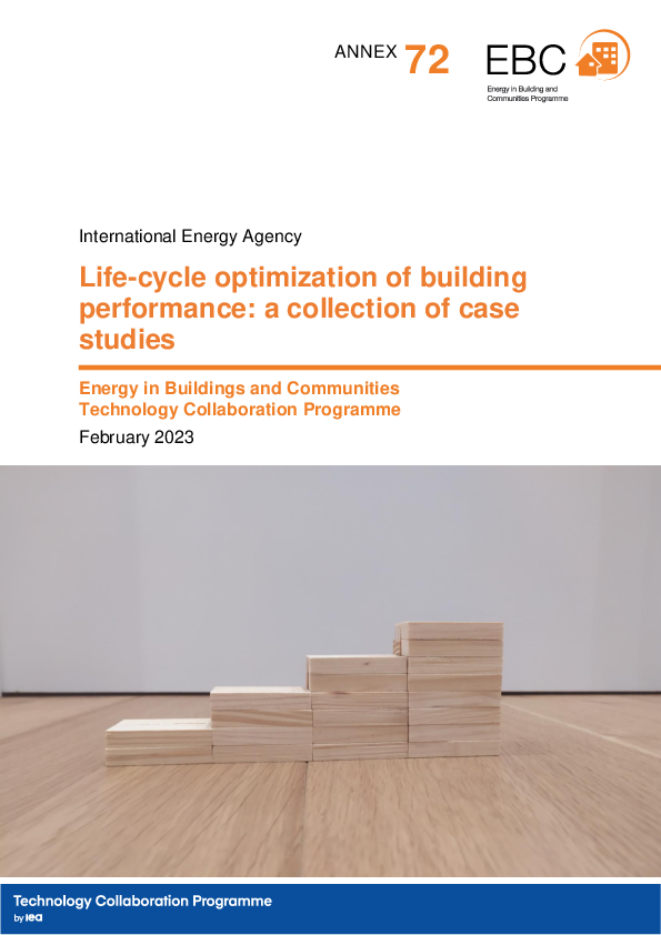 (PDF) Life-cycle optimization of building performance: a collection of case studies