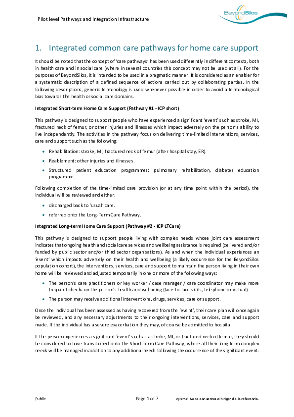 (PDF) BeyondSilos, a Telehealth-Enhanced Integrated Care Model in the ...