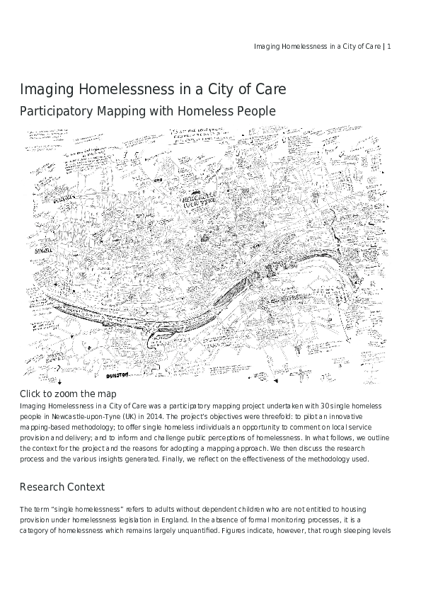 (PDF) Imaging Homelessness in a City of Care