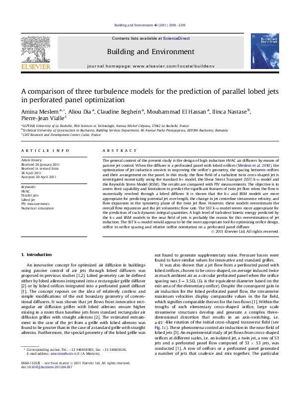(PDF) A comparison of three turbulence models for the prediction of parallel lobed jets in ...