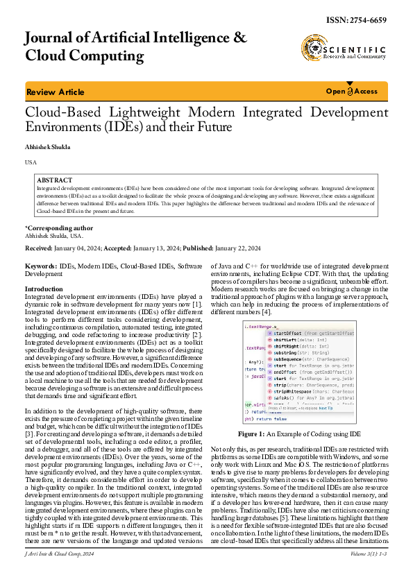 (PDF) Cloud-Based Lightweight Modern Integrated Development ...