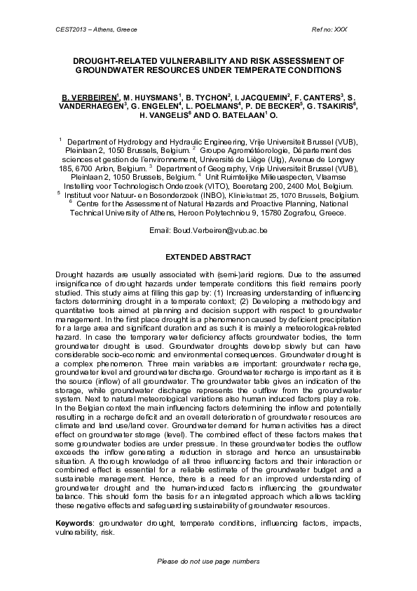 (PDF) Drought-related vulnerability and risk assessment of groundwater ...