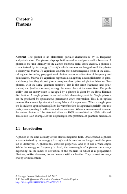 (PDF) Photons