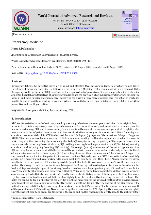 (PDF) Emergency Medicine