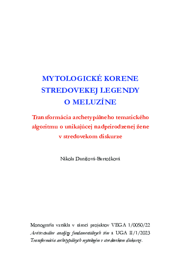 (PDF) MYTHOLOGICAL ROOTS OF THE MEDIEVAL LEGEND OF MELUZINE ...