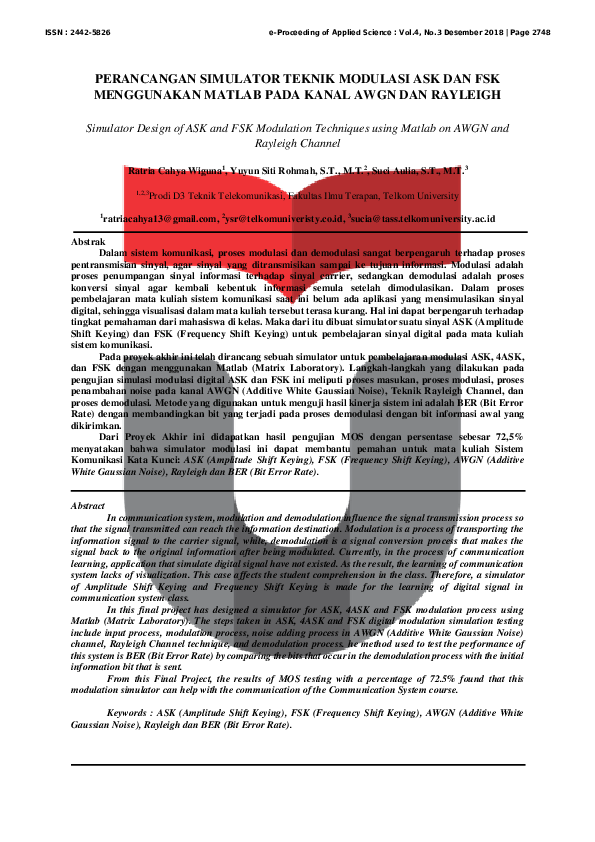 (PDF) Perancangan Simulator Teknik Modulasi Ask Dan Fsk Menggunakan ...
