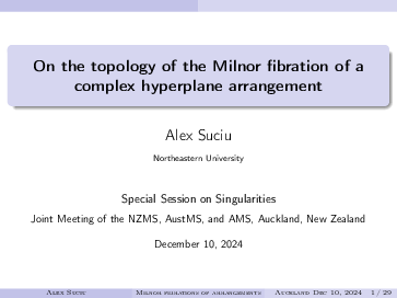 (PDF) On the topology of the Milnor fibration of a complex hyperplane ...