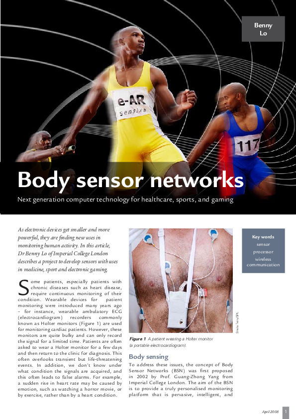 (PDF) Body sensor networks | Benny Lo - Academia.edu
