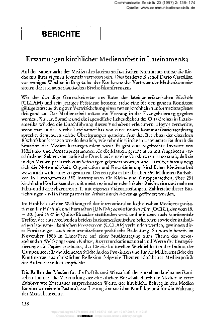 (PDF) Berichte - Dokumentation - Chronik