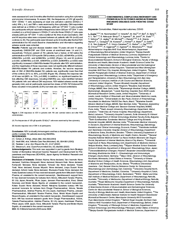(PDF) POS0573 Comorbidities, Complex Multimorbidity and Promis Health ...
