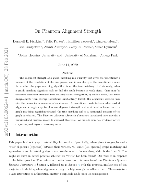 (PDF) On Phantom Alignment Strength