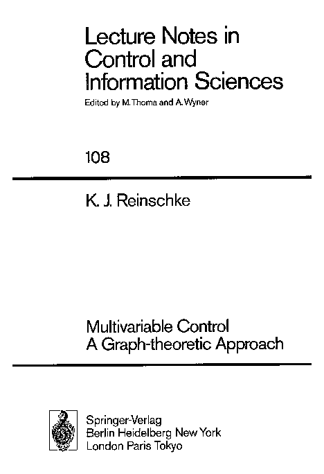 (PDF) Multivariable Control A Graph-Theoretic Approach