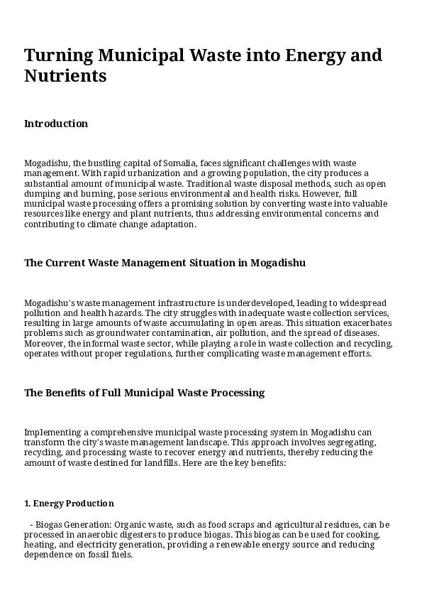 (PDF) Sustainable Waste Management in municipalities