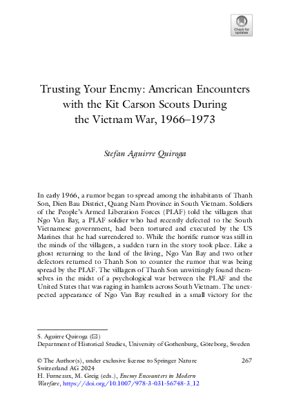 (PDF) Trusting Your Enemy: American Encounters with the Kit Carson ...