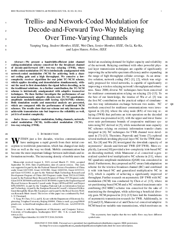 (PDF) Trellis- and Network-Coded Modulation for Decode-and-Forward Two-Way Relaying Over Time ...