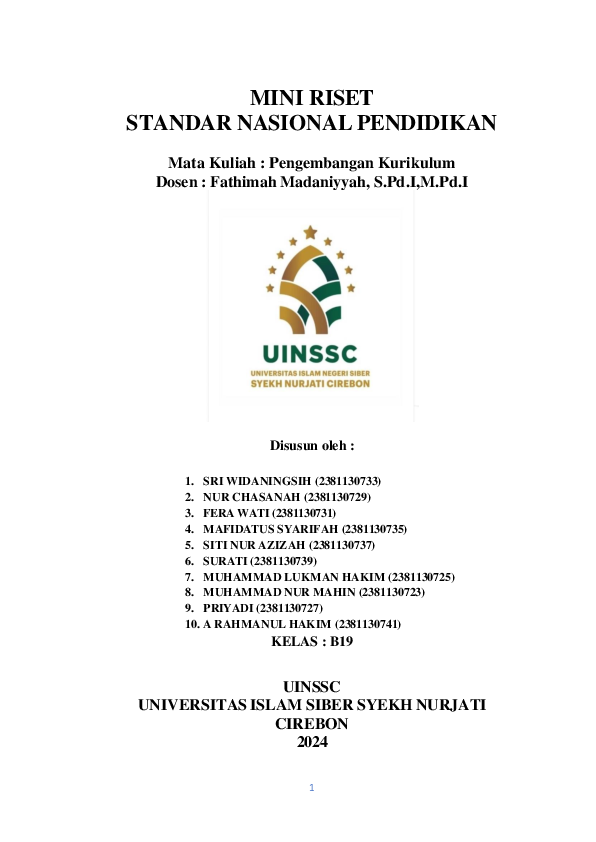 (PDF) MINI RISET STANDAR NASIONAL PENDIDIKAN