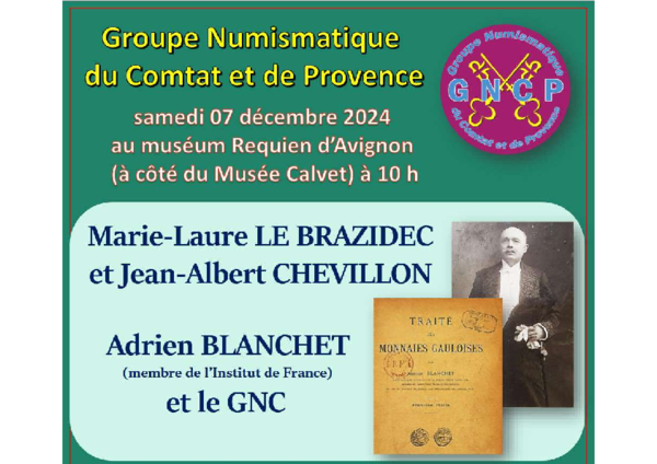 (PDF) Adrien Blanchet et le Groupe numismatique du Comtat