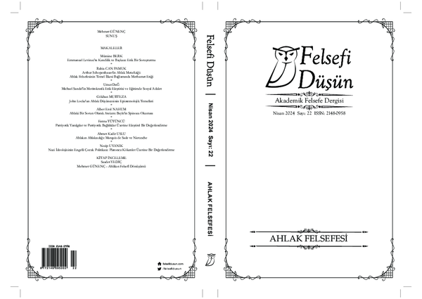 (PDF) Akademik Felsefe Dergisi
