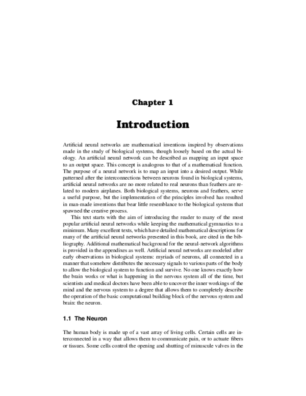 (PDF) Artificial Neural Networks: An Introduction