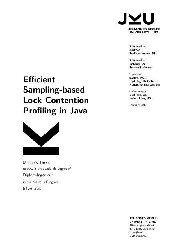(PDF) Efficient Sampling-based Lock Contention Profiling for Java