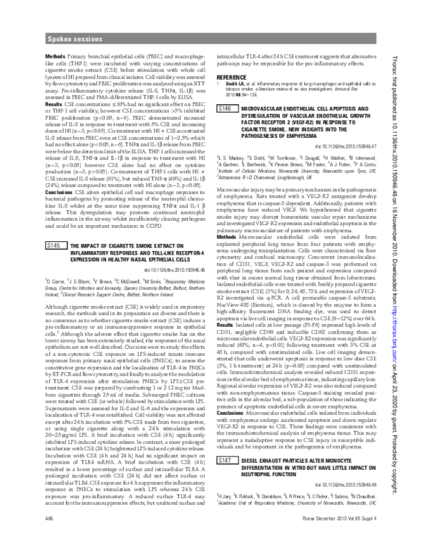 (PDF) S145 The impact of cigarette smoke extract on inflammatory ...