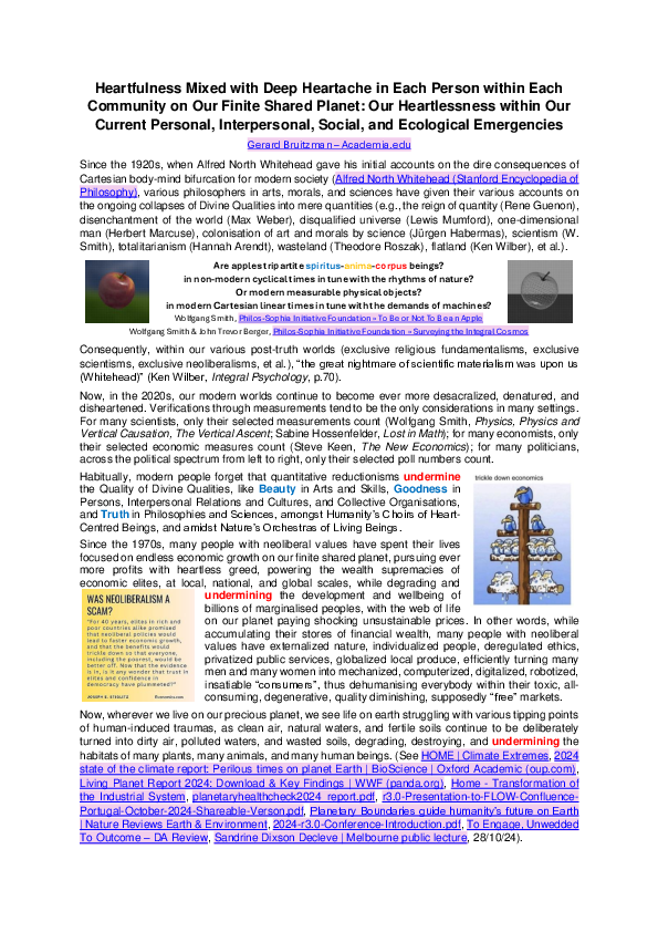 (PDF) Heartfulness Mixed with Deep Heartache in Each Person within Each ...