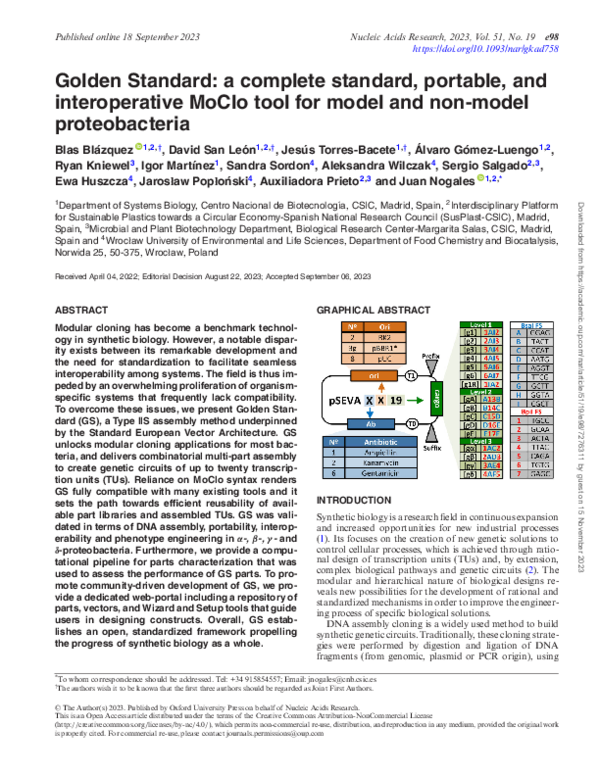 (PDF) Golden Standard: a complete standard, portable, and ...