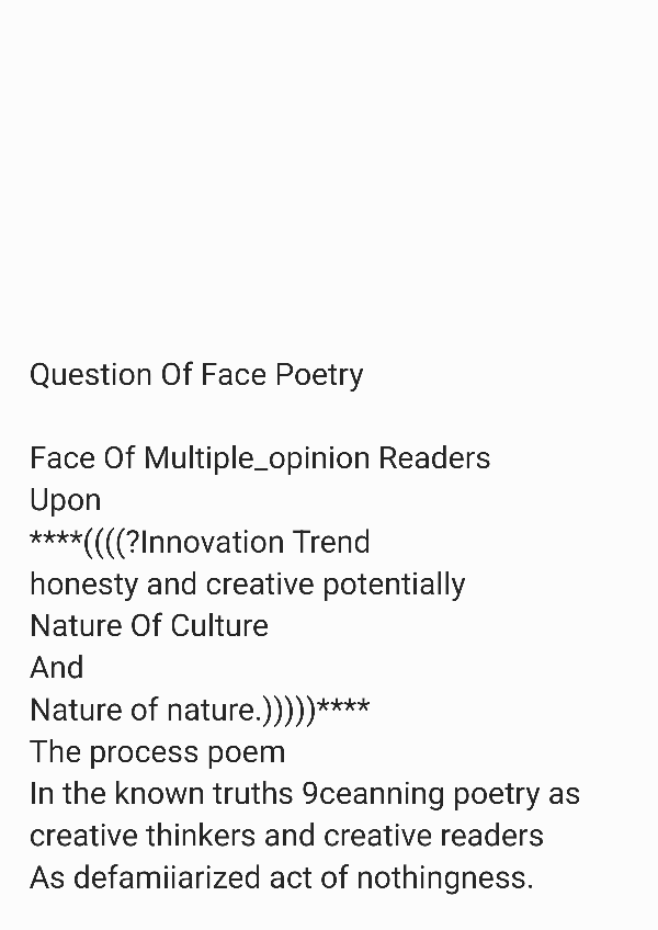 (PDF) Faces Of Meanings