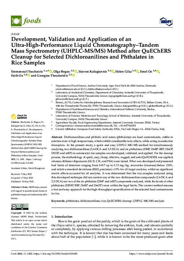 (PDF) Development, Validation and Application of an Ultra-High-Performance Liquid Chromatography ...