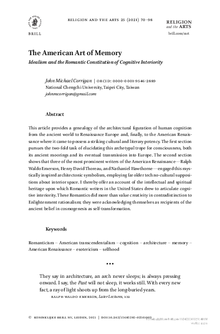 (PDF) The American Art of Memory