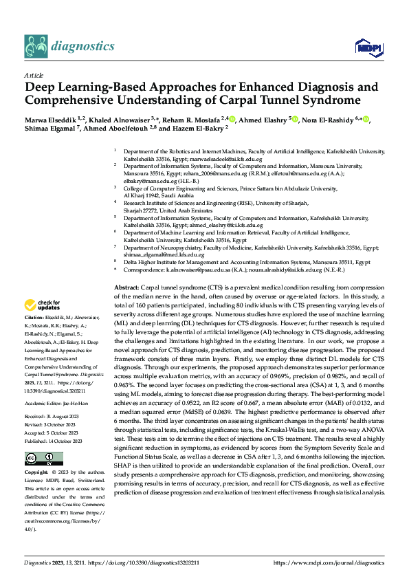 (PDF) Deep Learning-Based Approaches for Enhanced Diagnosis and ...