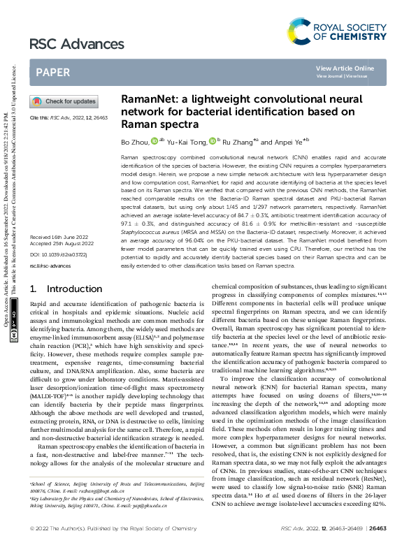 (PDF) RamanNet: a lightweight convolutional neural network for bacterial identification based on ...