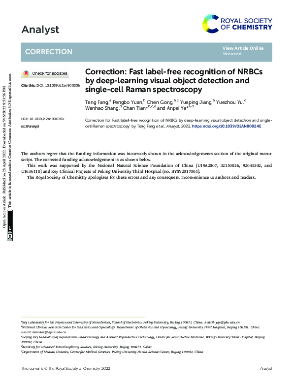 (PDF) Correction: Fast label-free recognition of NRBCs by deep-learning ...