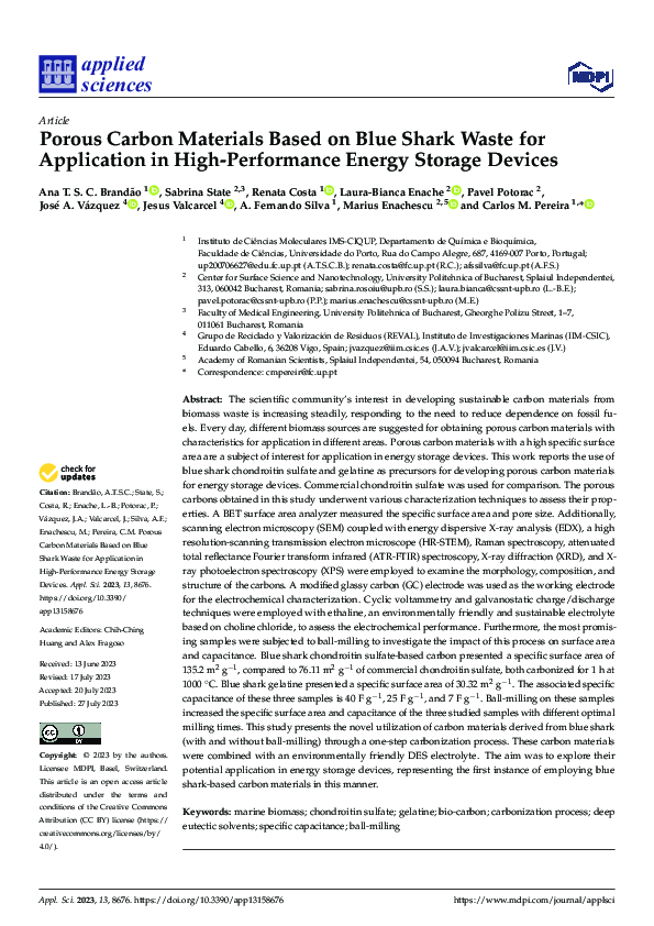 (PDF) Porous Carbon Materials Based on Blue Shark Waste for Application in High-Performance ...