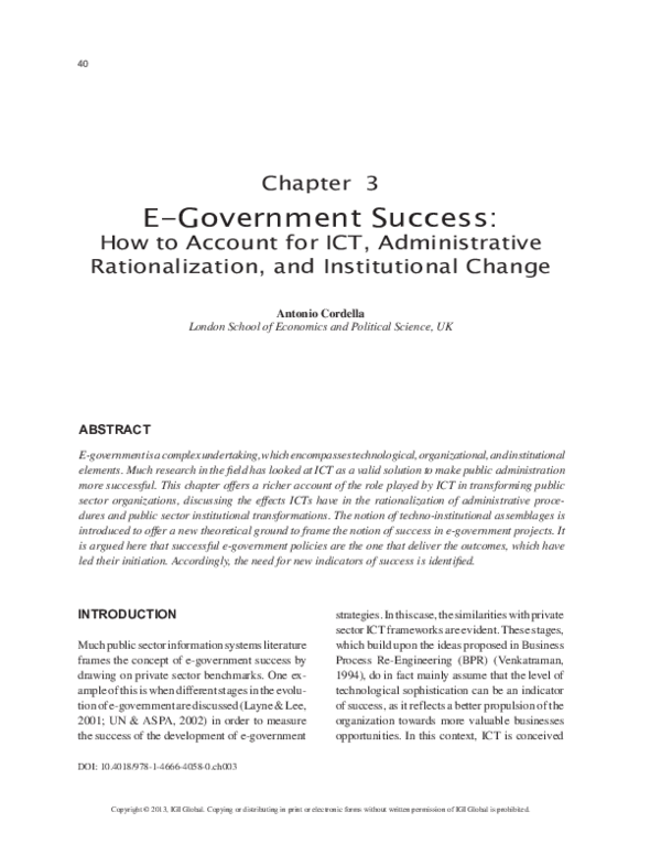 (PDF) E-Government Success | Miguel Sahagun - Academia.edu
