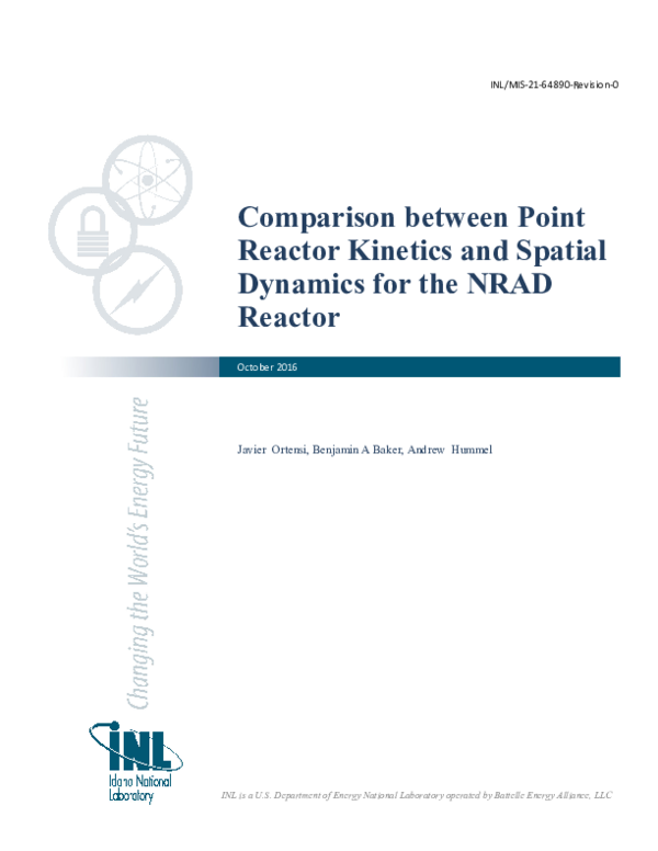 (PDF) Comparison between Point Reactor Kinetics and Spatial Dynamics ...