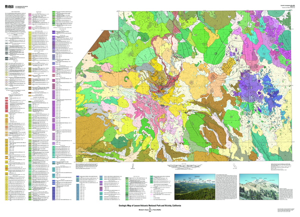 (PDF) Geologic map of Lassen Volcanic National Park and vicinity ...