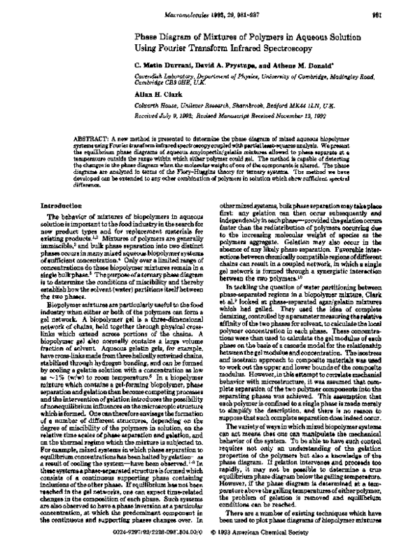 (PDF) Phase diagram of mixtures of polymers in aqueous solution using ...