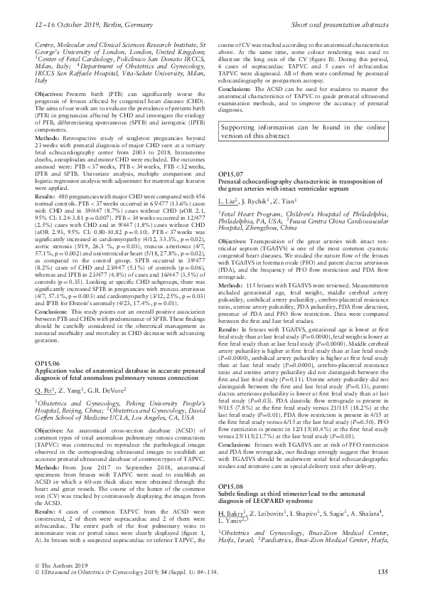 (PDF) OP15.08: Subtle findings at third trimester lead to the antenatal ...