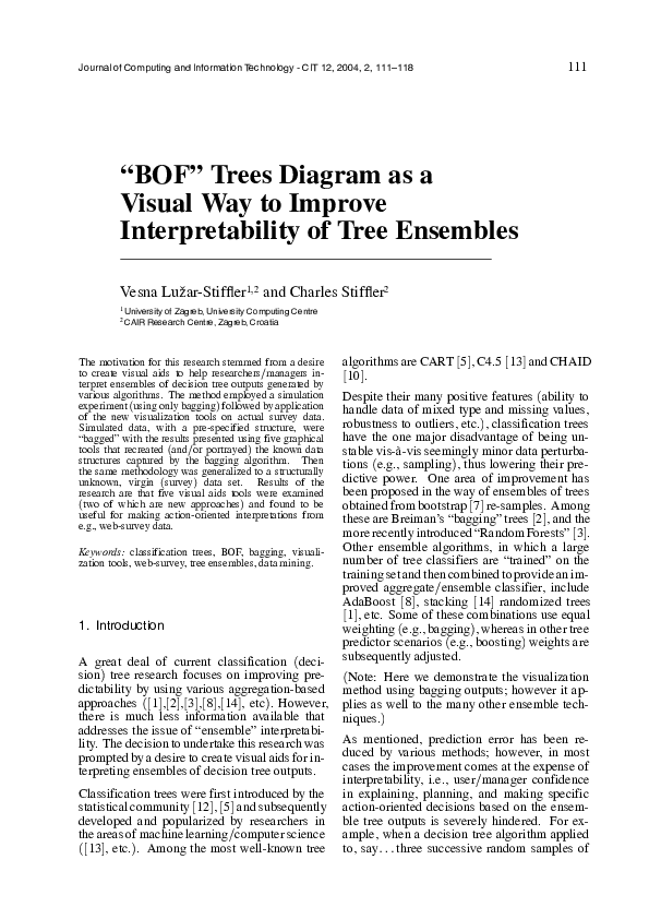 (PDF) BOF Trees Diagram as a Visual Way to Improve Interpretability of Tree Ensembles
