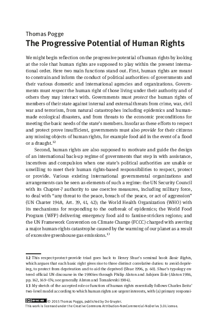 (PDF) The Progressive Potential of Human Rights