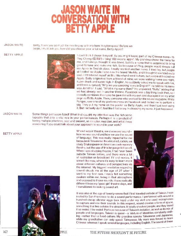 (PDF) The Future Shouldn’t be Future: Betty Apple in conversation with ...