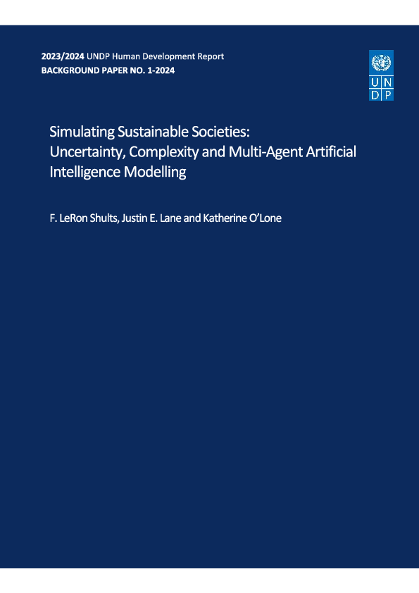 (PDF) UNDP HDR Paper - Simulating Sustainable Societies