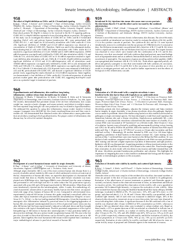 (PDF) 961 Colonization of a 3D skin model with a complete microbiota is ...