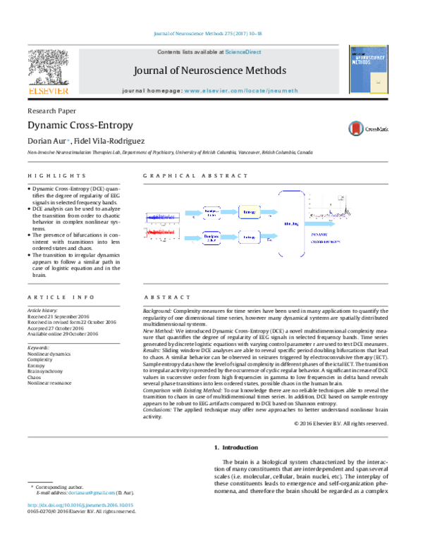 (PDF) Dynamic Cross-Entropy