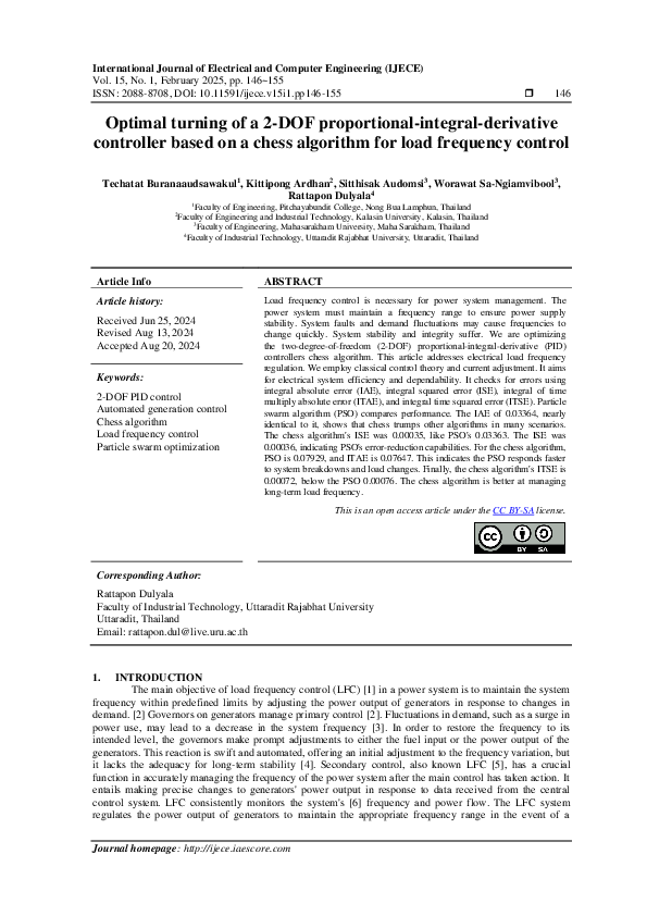 (PDF) Optimal turning of a 2-DOF proportional-integral-derivative controller based on a chess ...