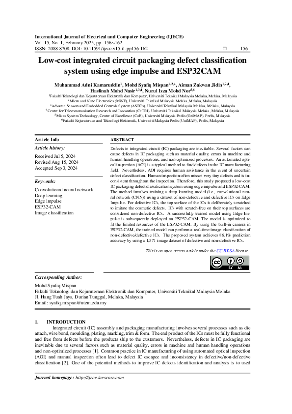 (PDF) Low-cost integrated circuit packaging defect classification ...