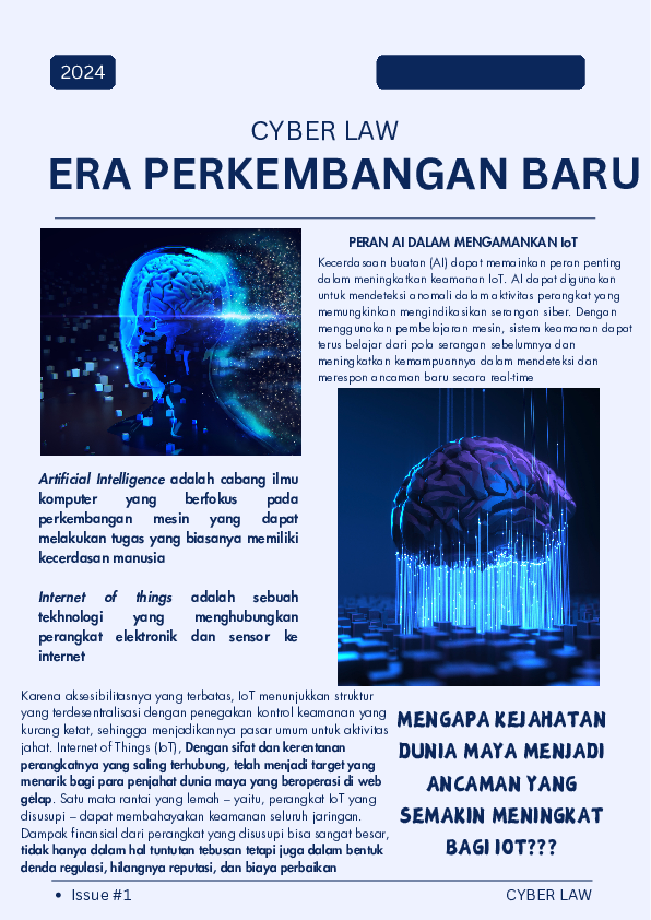 (PDF) Blue Modern Artificial Intelligence Article Page Document