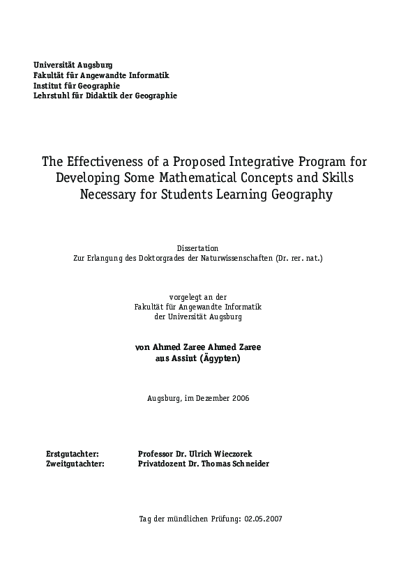 (PDF) The Effectiveness of a Proposed Integrative Program for Developing Some Mathematical ...