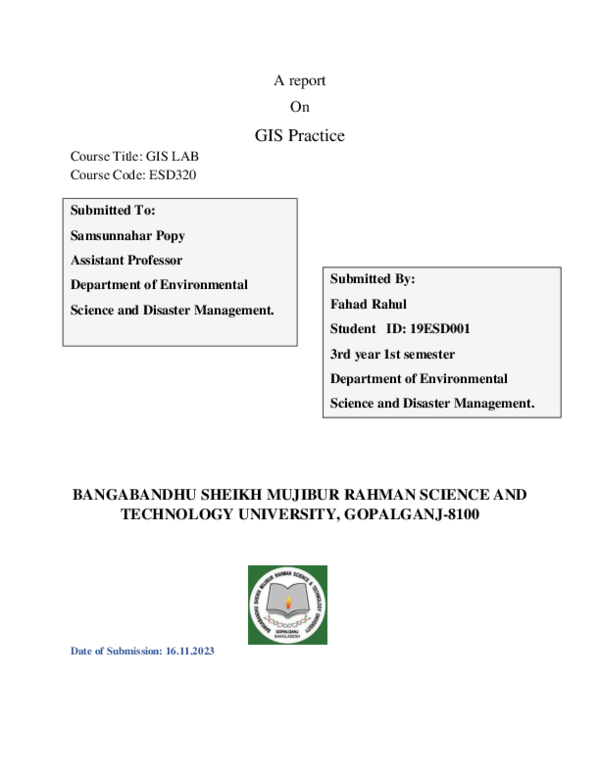 (PDF) GEOREFERENCING OF MAP